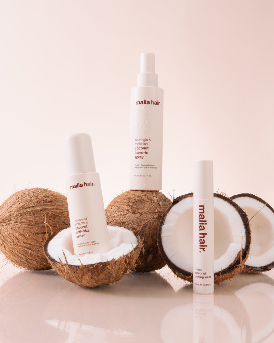 Detangle & Replenish Coconut Leave-In Spray – Malia Hair